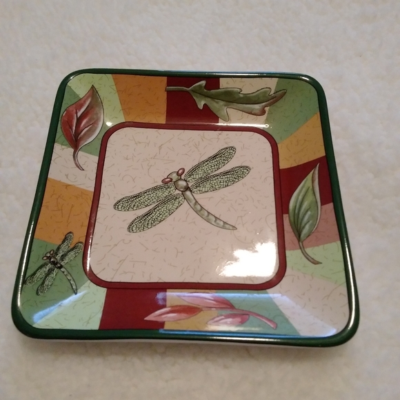 PartyLite | Accents | Partylite Natures Pillar Dragonfly Tray | Poshmark